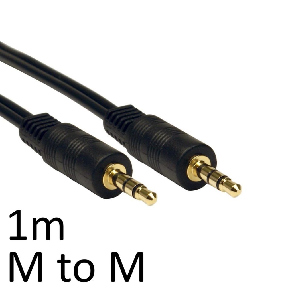 3.5mm (M) Stereo Plug to 3.5mm (M) Stereo Plug Cable – PC Belfast ...