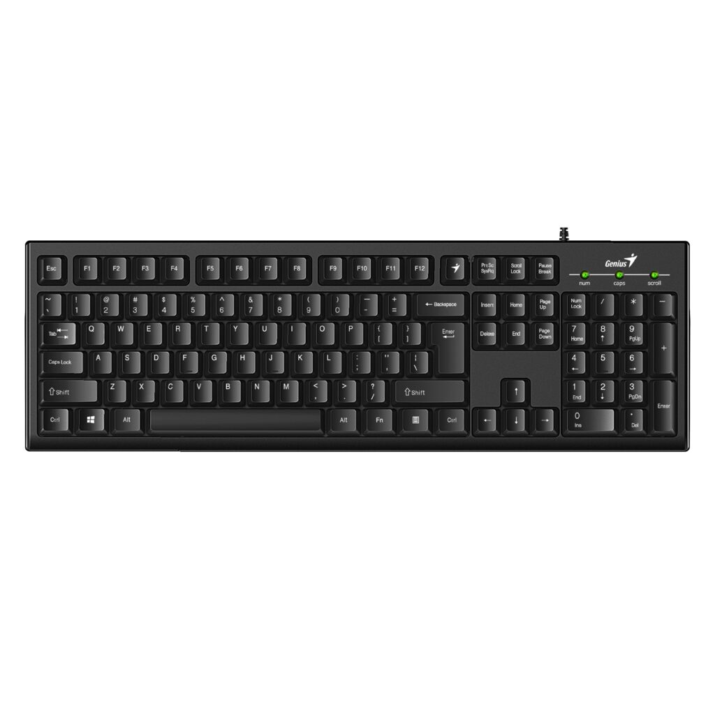 Genius KB-100 USB Desktop Smart Keyboard – PC Belfast Computer Shop ...