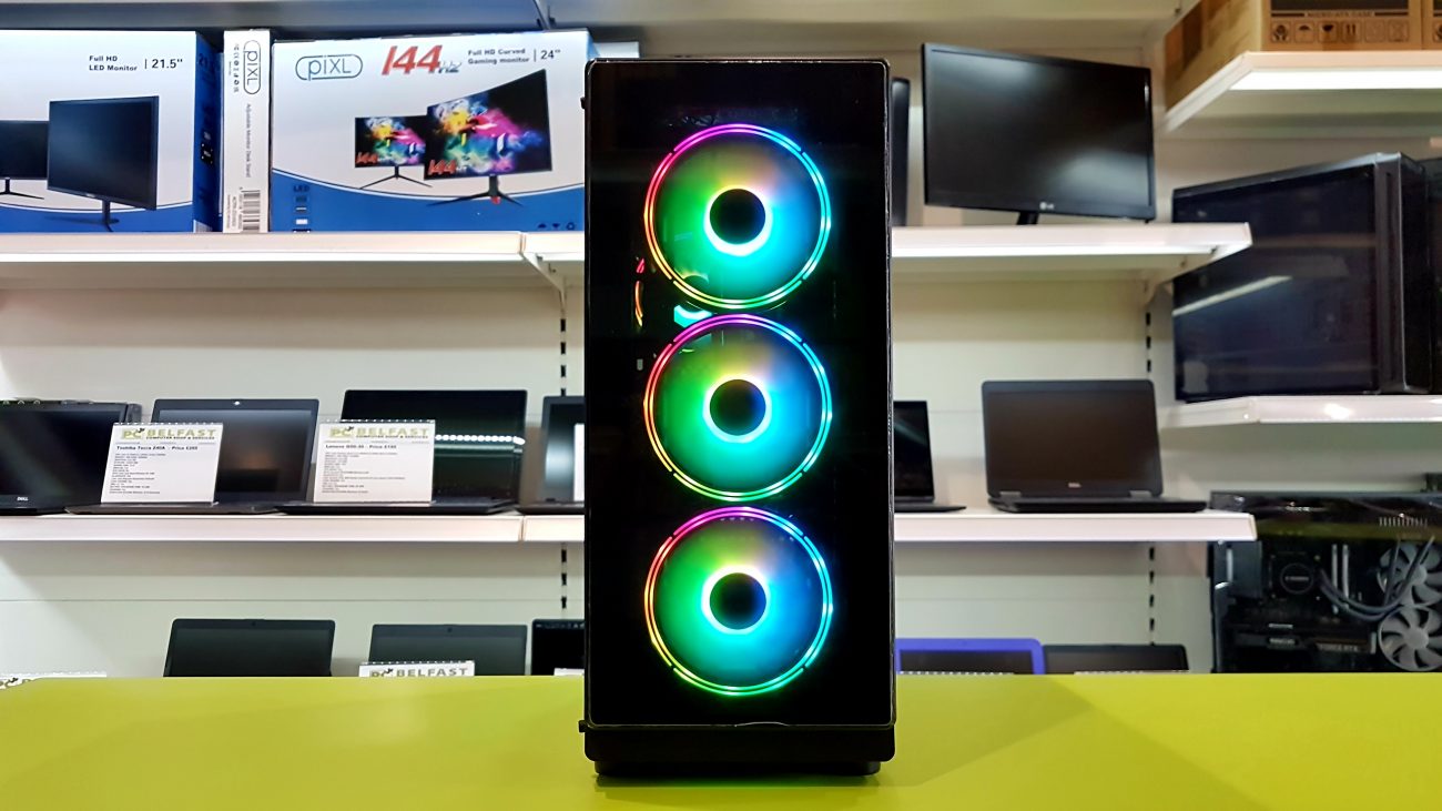 Custom Gaming PC Cronus Achos / Intel i5 4.30GHz / 16GB RAM / 480GB SSD ...