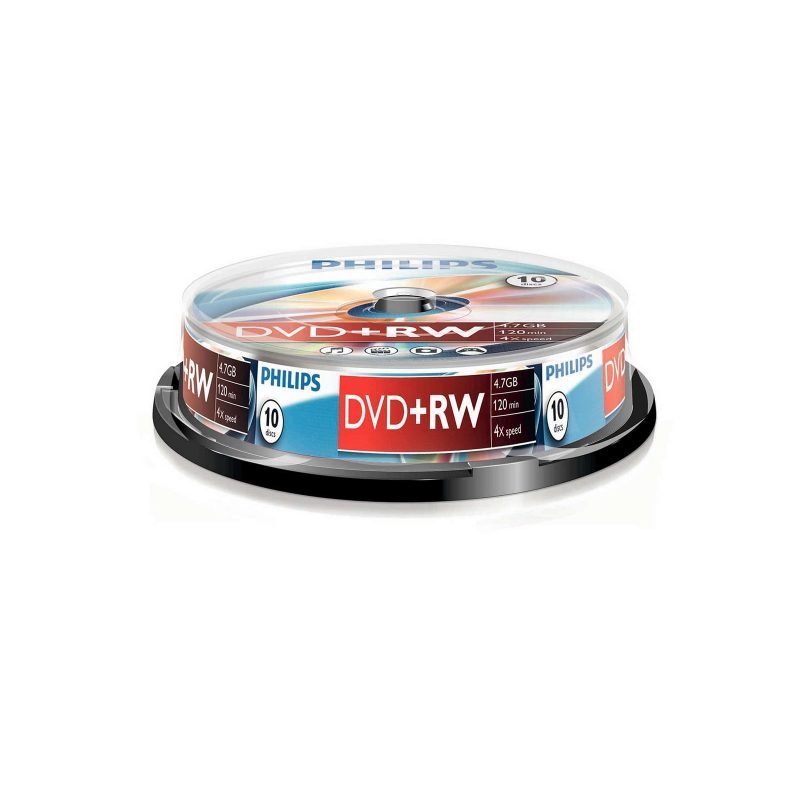 Philips DVD+RW 4X 10PK Spindle – PC Belfast Computer Shop & Services