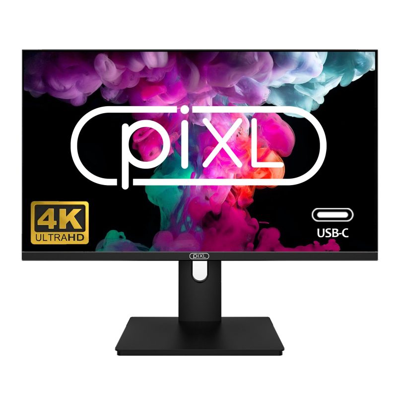 piXL PX27UDH4K 27 Inch Frameless IPS Monitor, 4K, LED Widescreen, 5ms ...