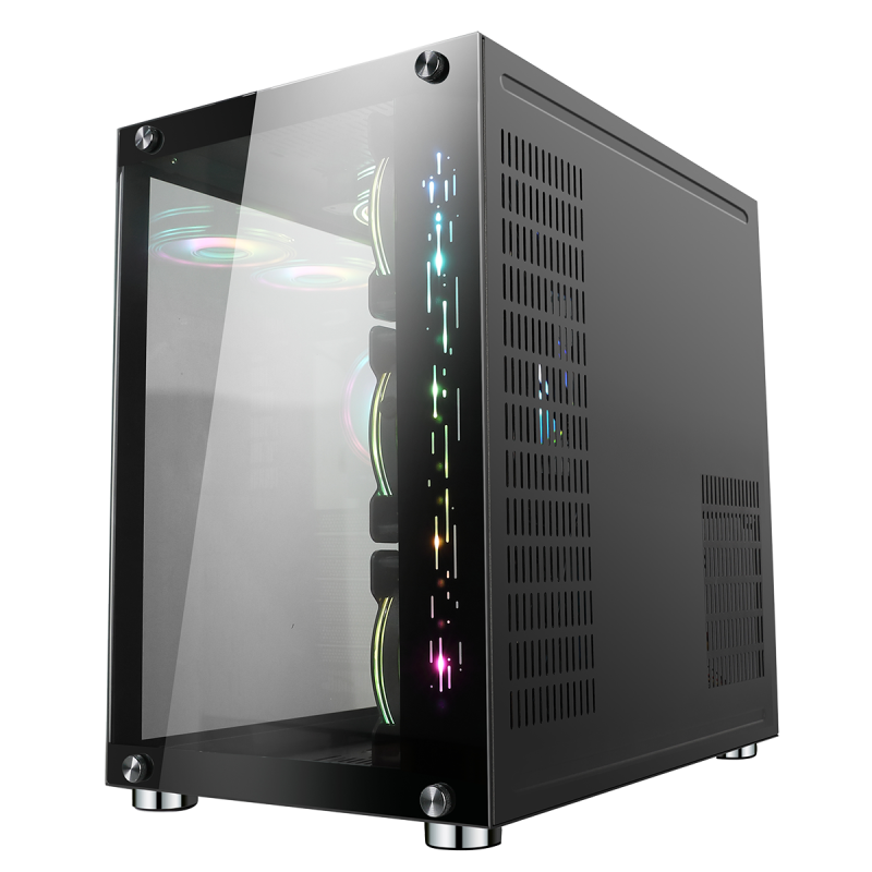 GamMax DS360 Glass Gaming Case 6 x Infinity ARGB Fans Hub – PC Belfast ...
