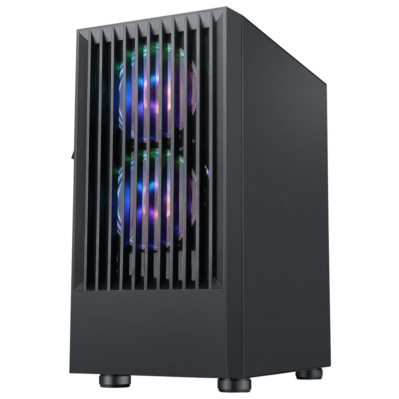 CIT Slammer Gaming Case 3 x ARGB Fans Mb Sync TG Side Panel – PC ...