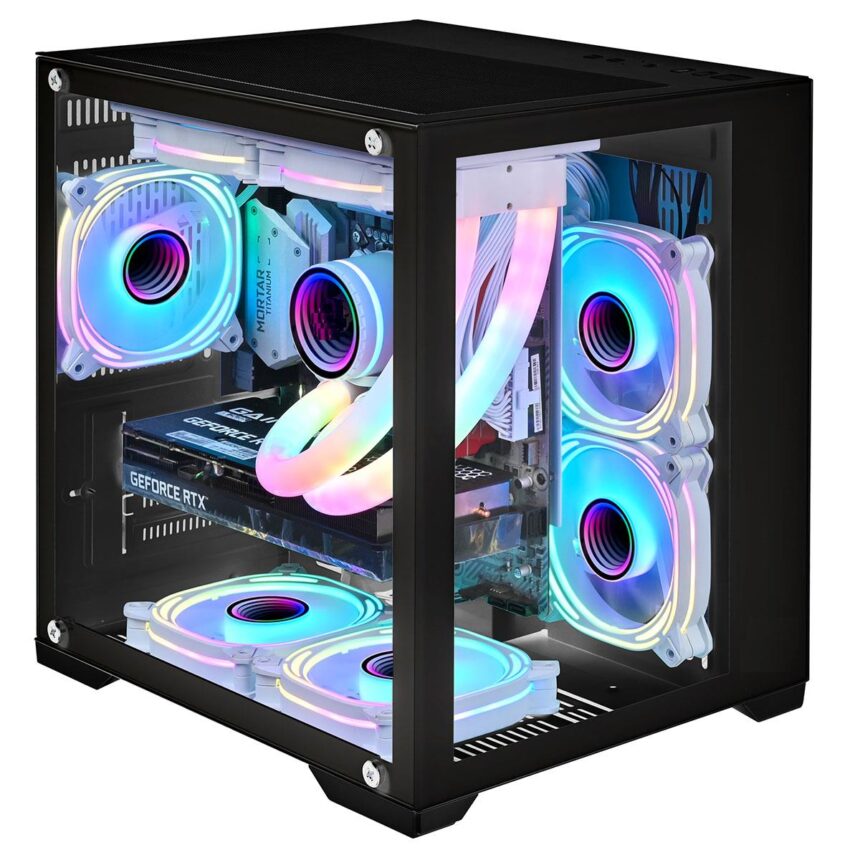 CIT Overseer MATX Case Black 6 Port Hub PWM & 3x ARGB – PC Belfast ...