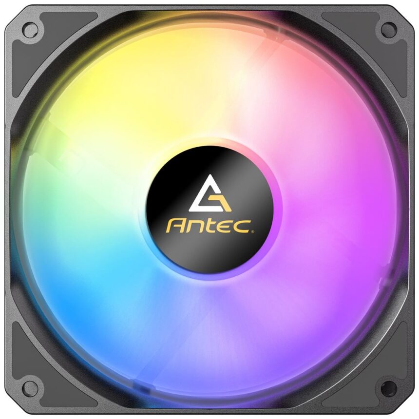 Antec P12R ARGB Reverse PWM 120mm Fan – 4-Pin, Black, High-Airflow ...