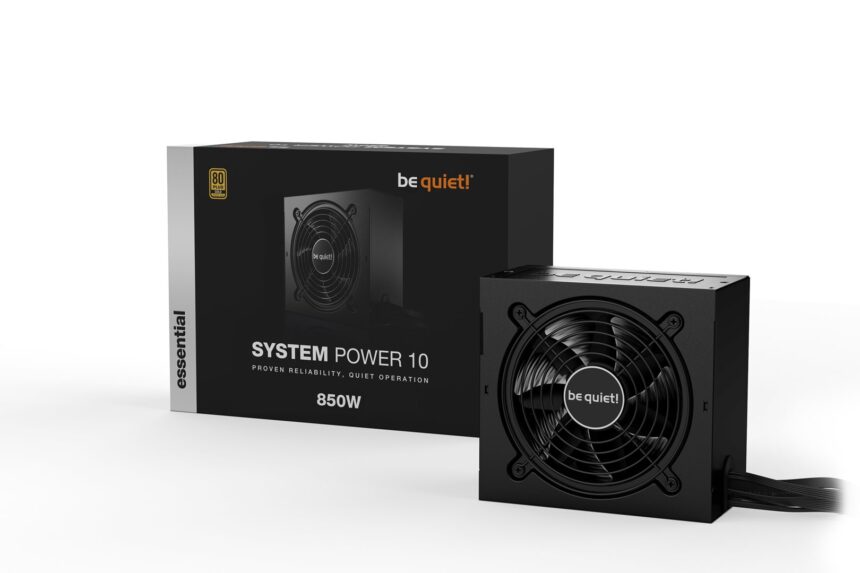 Be Quiet! 850W System Power 10 PSU, 80+ Gold, Fully Wired, Dual 12V ...